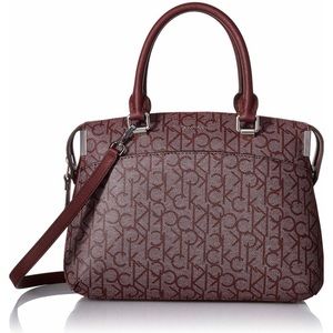 Calvin Klein | Bags | Calvin Klein Raelynn Signature Satchel In ...